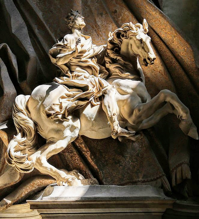 the-vision-of-constantine-sculpture-by-gian-lorenzo-bernini-apostolic ...